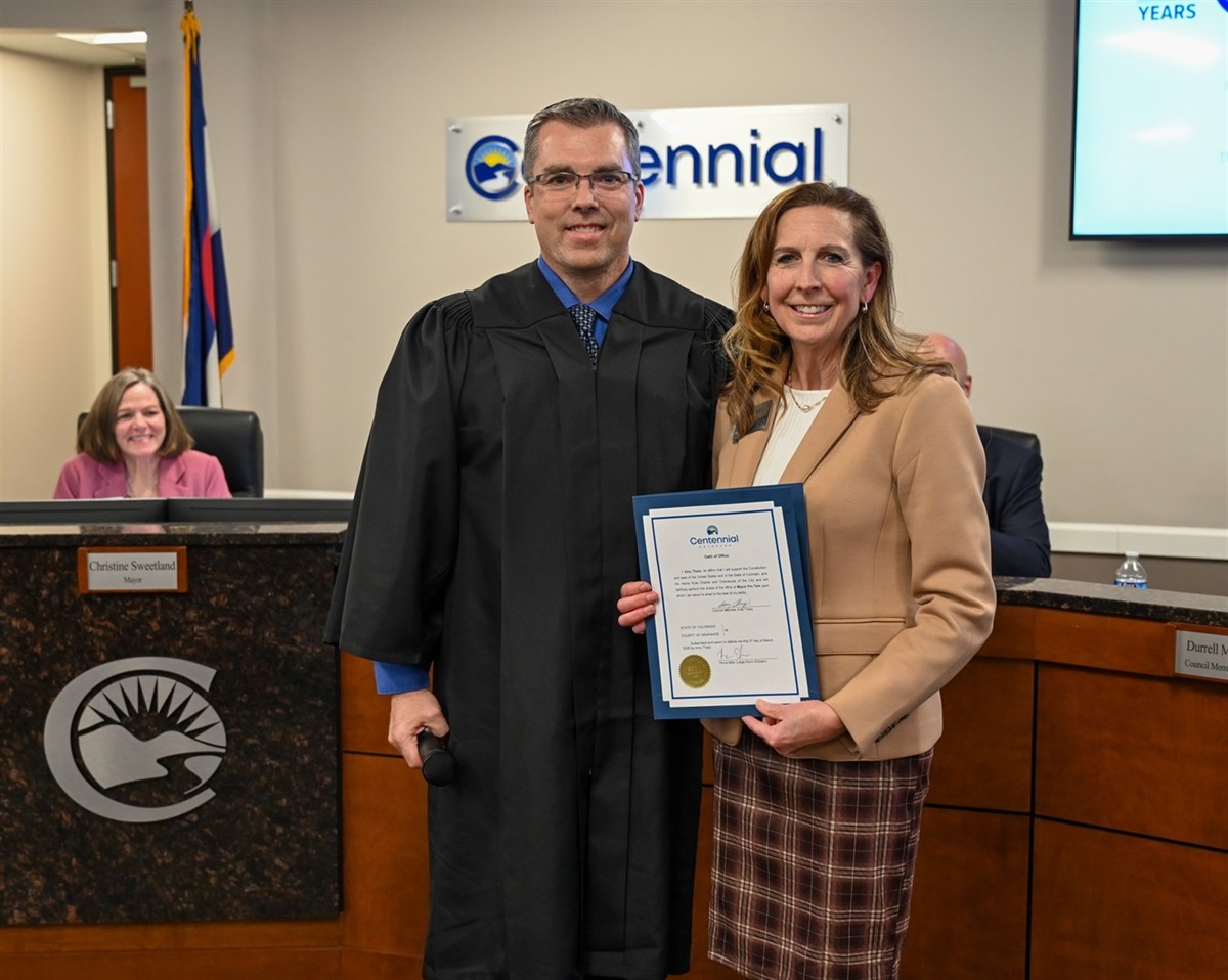 Centennial District 1 Council Member Amy Tharp Named Mayor Pro Tem ...